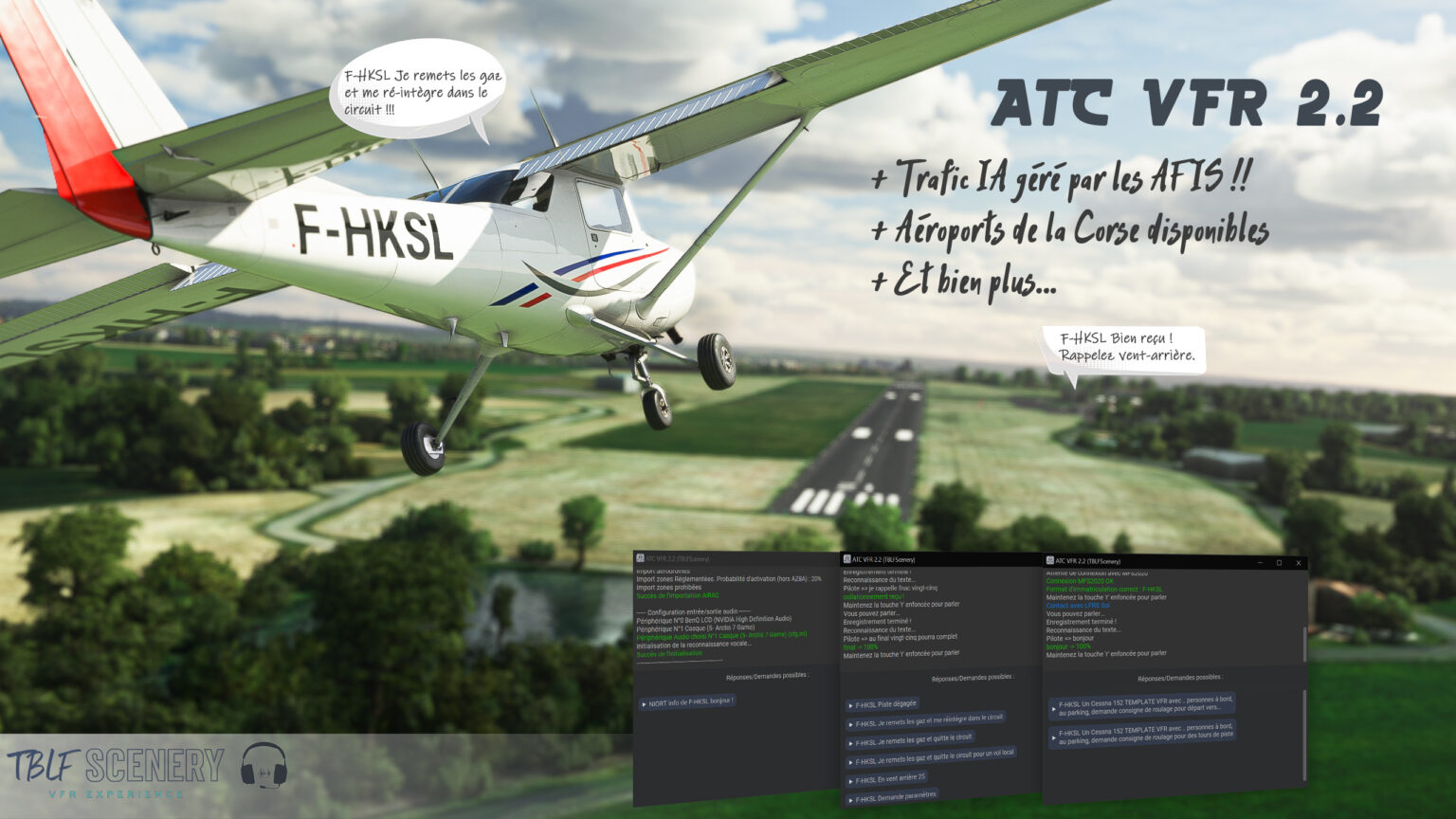 ATC VFR for MFS2020 – TBLFScenery
