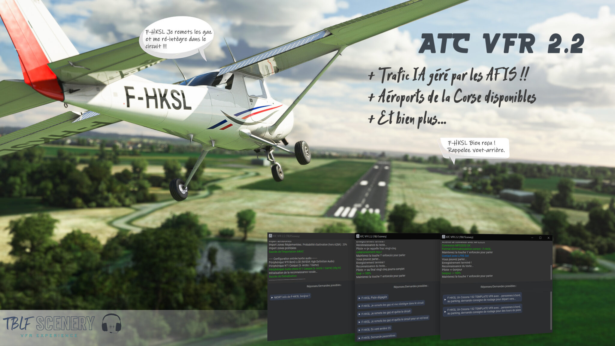 ATC VFR for MFS2020 – TBLFScenery
