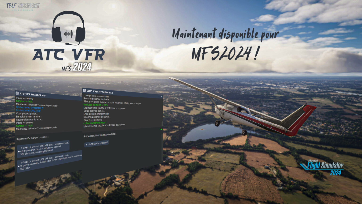 ATC VFR pour MFS2024 – TBLFScenery
